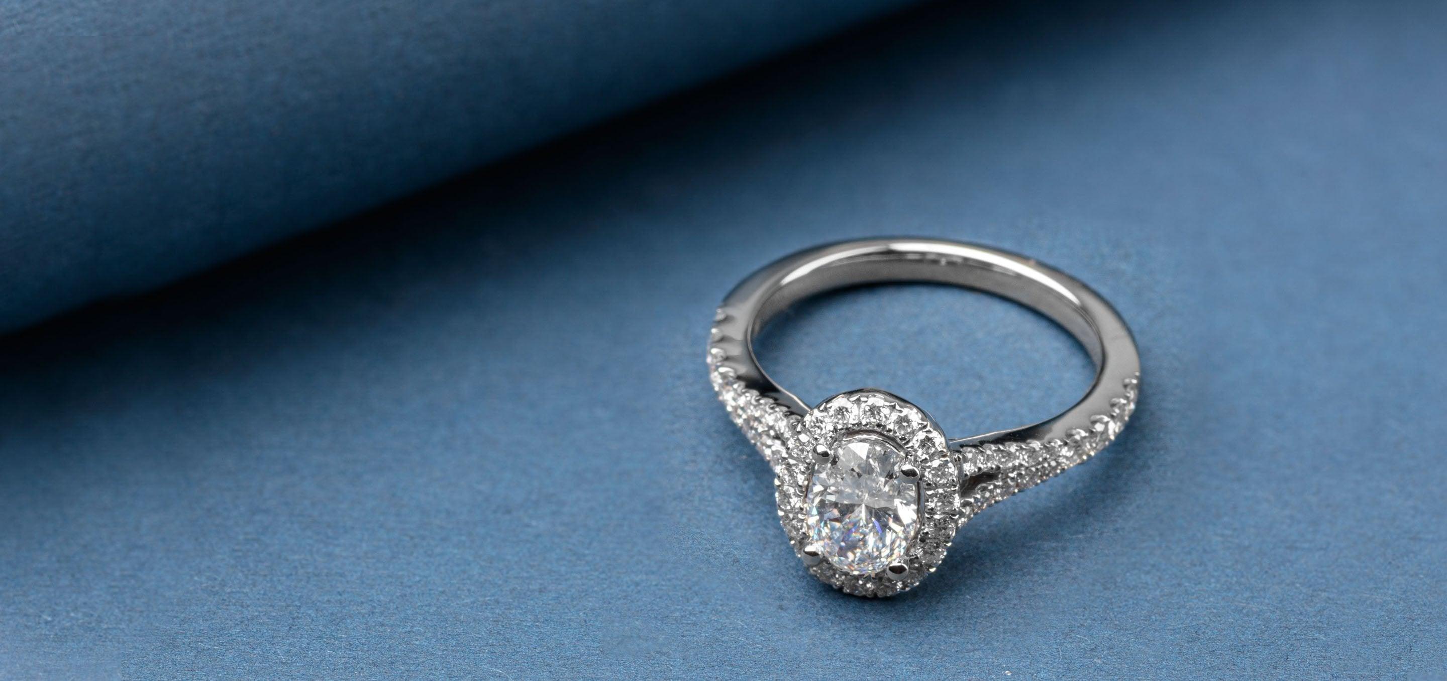 Diamond Cluster Rings: stunning contemporary engagement rings – GoldArts